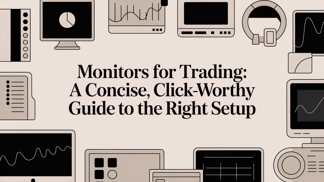 How to Choose the Best Monitors for Trading: A Practical Guide